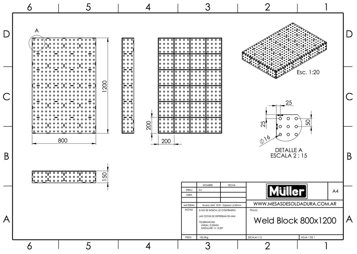 Weld Block 800x1200 – Müller Welding Tools
